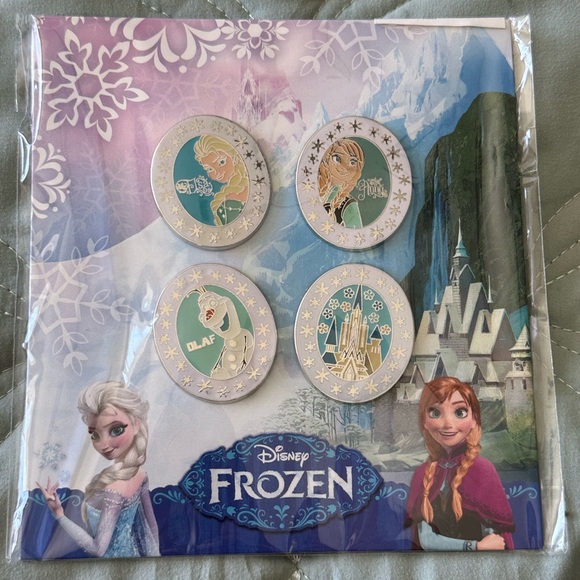 Disney | Other | Disney Frozen Pin Set | Poshmark